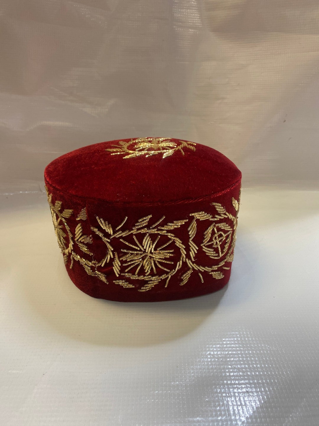 Stylish Isiagu Igbo Traditional Cap, Wine Leadership Cap, Velvet ...