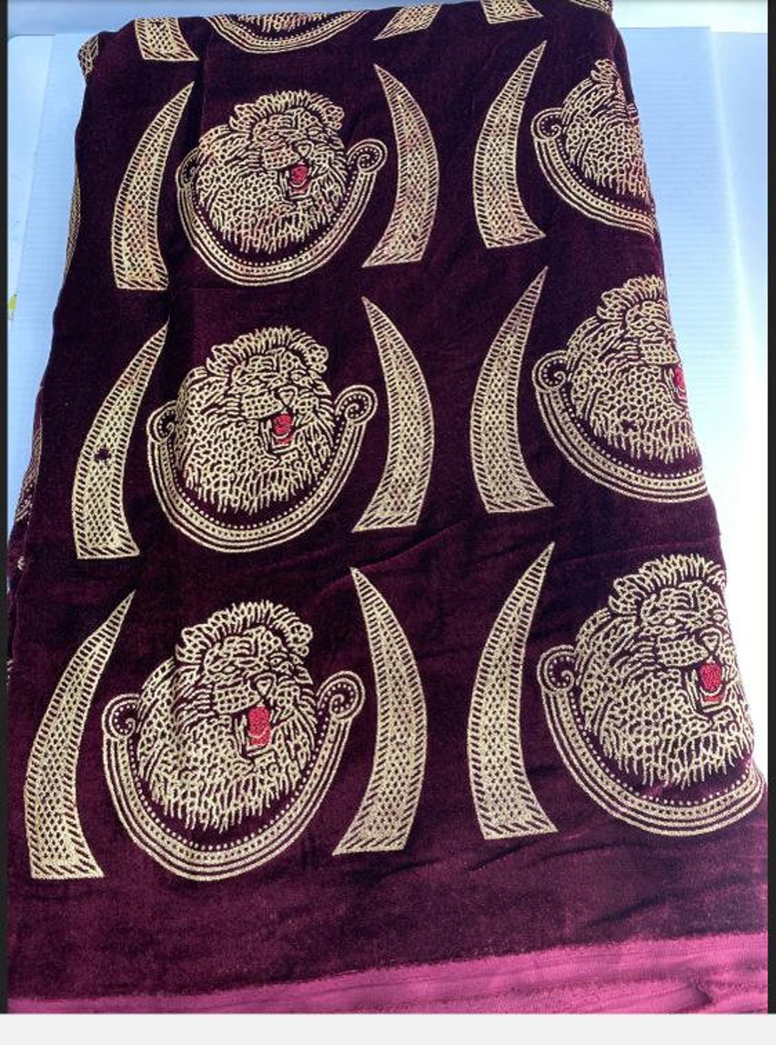Latest Chieftaincy Isi Agu Fabric, Variety Material, Perfect to Make ...