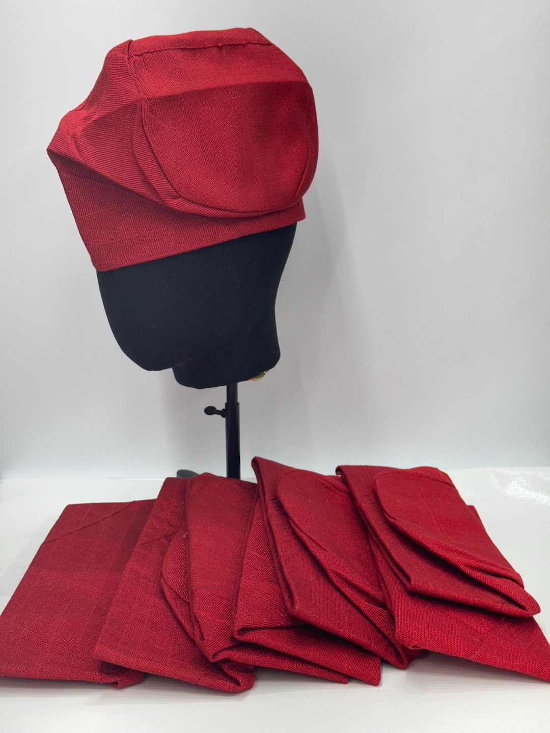 Red N Gold Yoruba Wedding Men's Hat, Yoruba Agbada Men's Hat, African ...