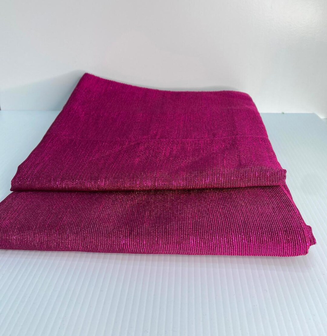 Latest Luxury Pink Aso-oke Fabric – Handwoven Nigerian Traditional ...