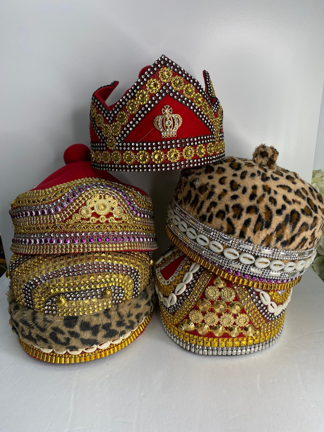 Unique Nigerian Beaded Cap, African Igbo Men’s Wedding Cap, New ...