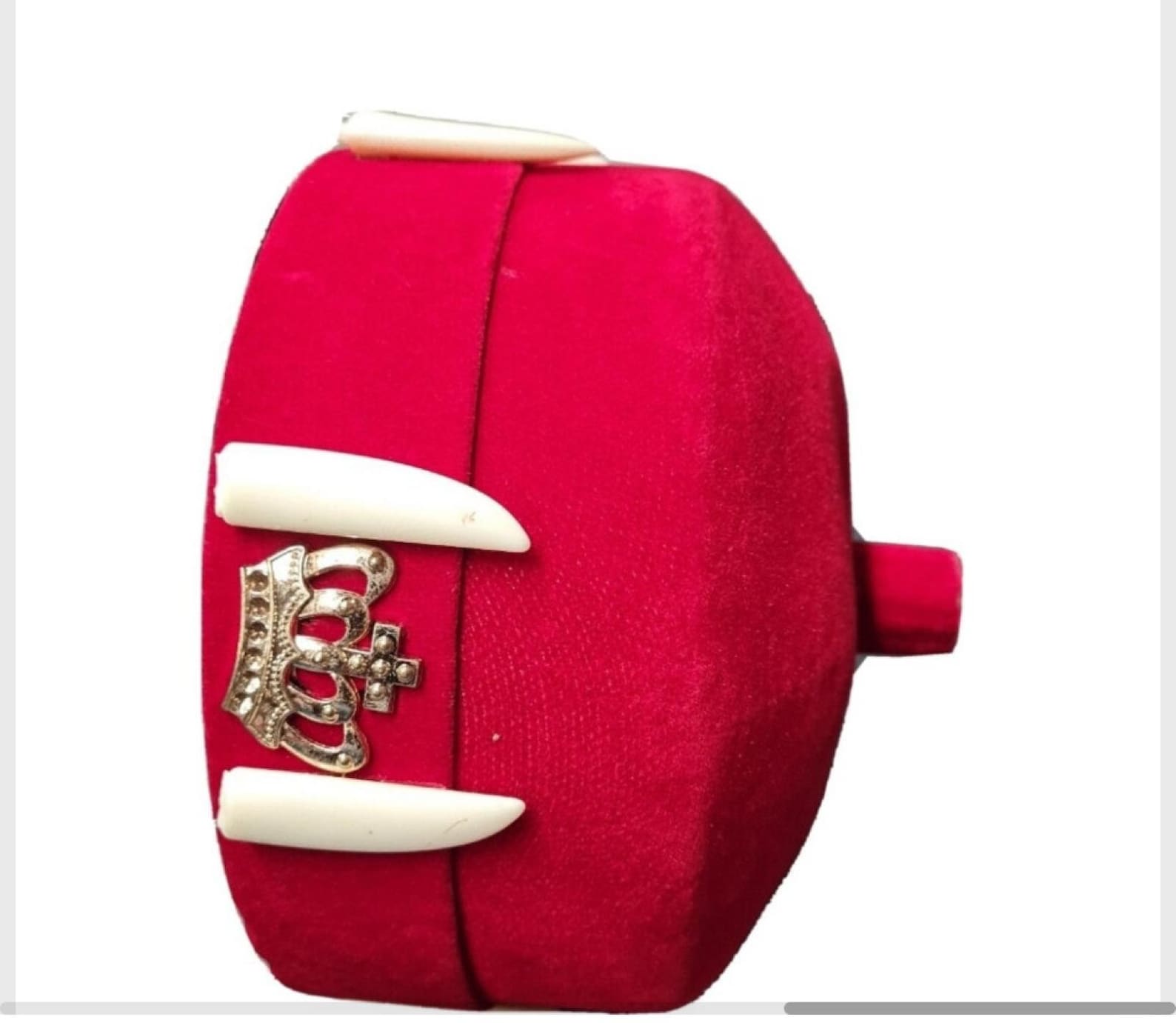 Igbo Red Velvet Royalty Hat: African Wedding Cowry Cap - Etsy