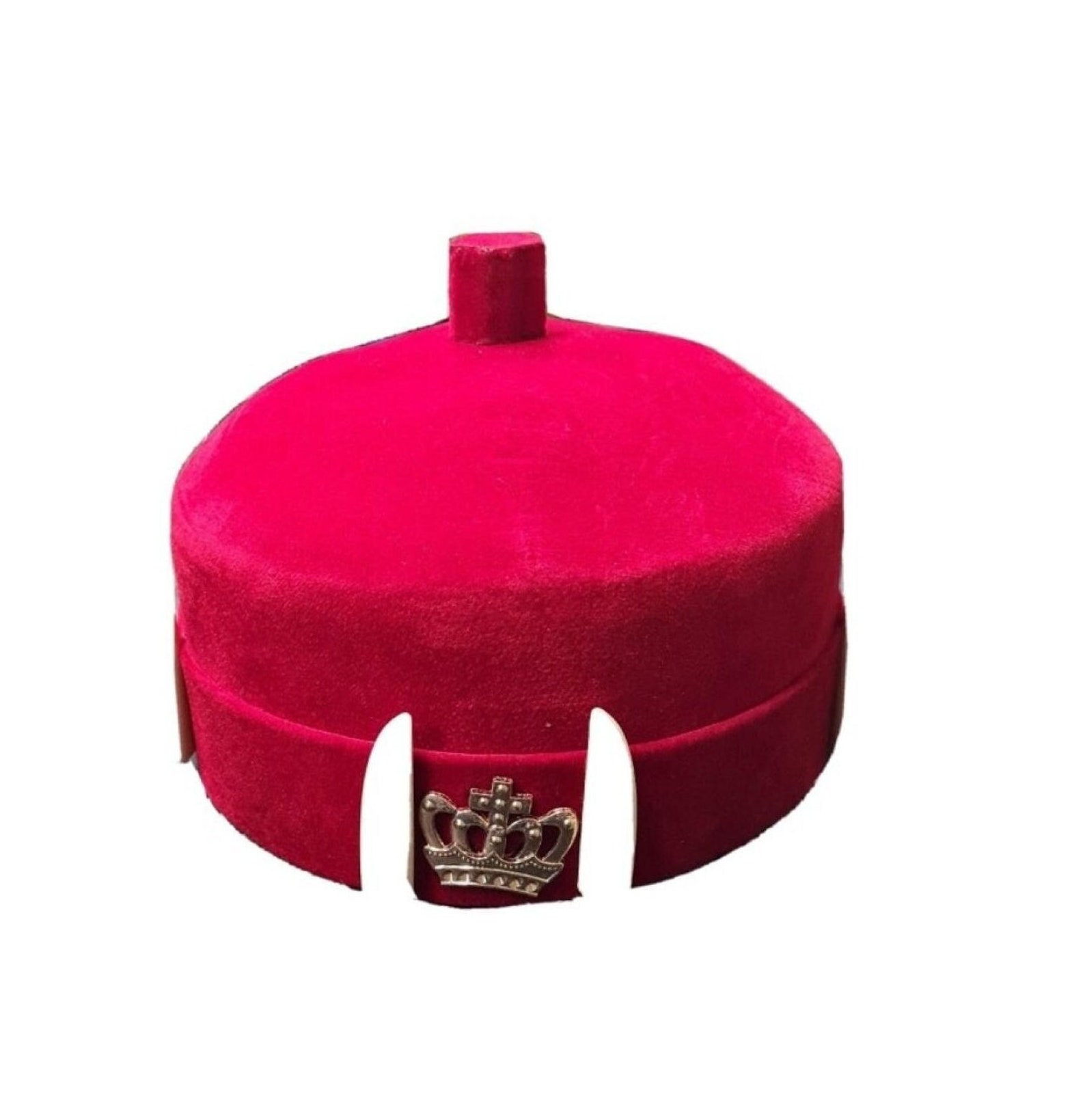 Igbo Red Velvet Royalty Hat: African Wedding Cowry Cap - Etsy