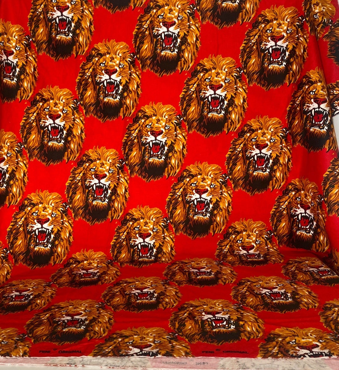 Red Isi Agu Velvet Fabric, Royal African Velvet Isi Agu Fabric Sold per ...