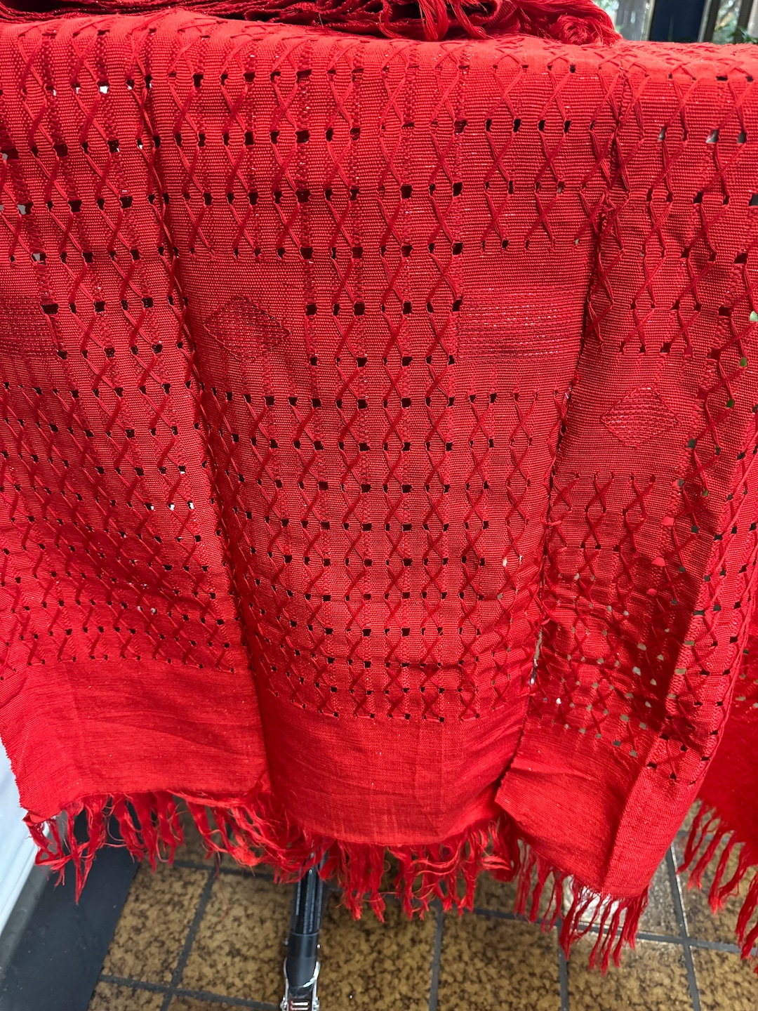 New Akwa Ocha 3 Piece Set/deltasone Hand Made Fabric/cotton Fabric ...