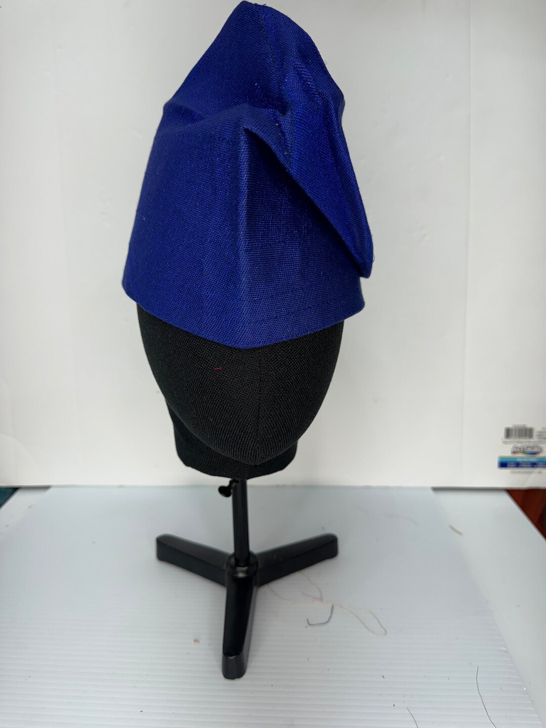 Royal Blue Aso Oke Fila – Yoruba Handwoven Traditional Cap for Men ...