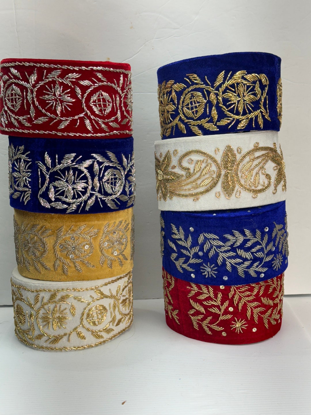 Royal Blue & Gold Stylish Design Igbo Men Hat, AFRICAN Cultural Igwe ...