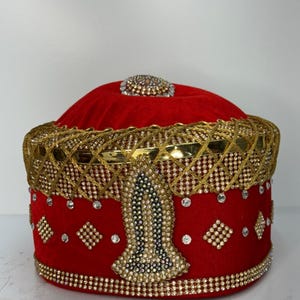 Velvet Igbo Ozo Cap: Royal African Wedding Attire - Etsy
