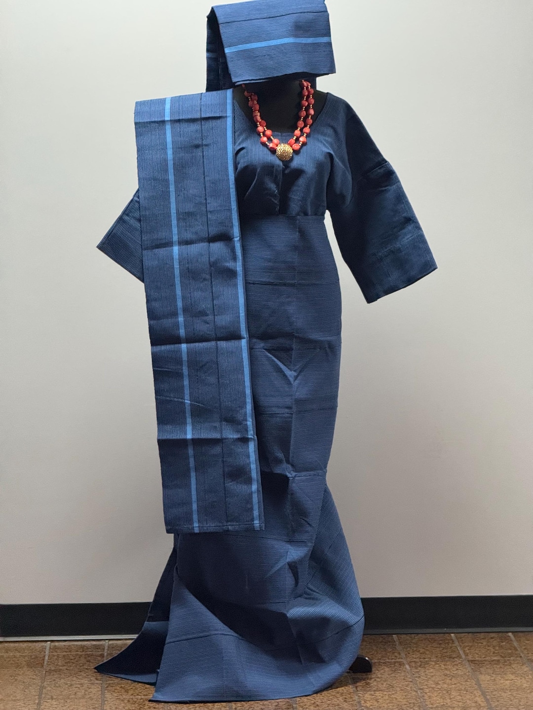 Aso Oke Mother of the Bride Iro and Buba, Nigerian Traditional Wear ...
