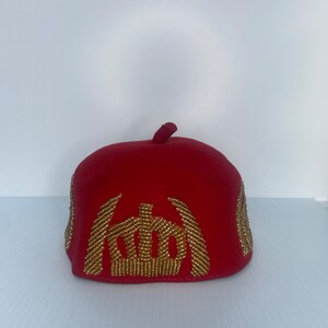 Stylish Igwe Odogwu African Chieftaincy Ozo Cap, Nigerian Royalty ...