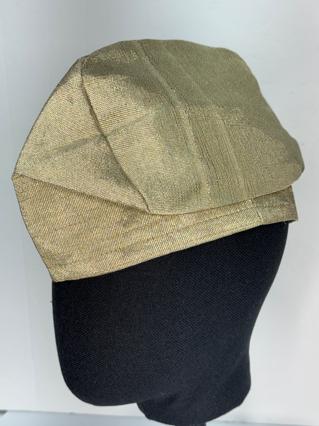 Gold Aso Oke Cap African Hats for Men, Yoruba Fila Cap, Aso Sanya Cap ...