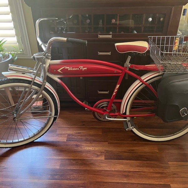 Vintage Bicycle Western Flyer - Etsy