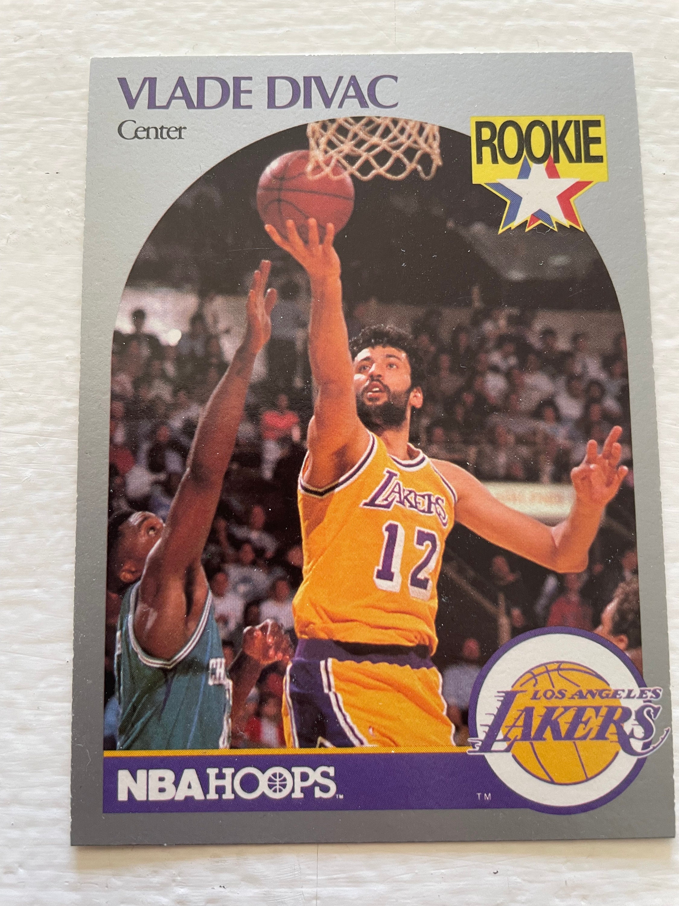 All 4 Cards - HOF 1990 Hoops Vlade Divac Autographed ROOKIE RC #384 and ...