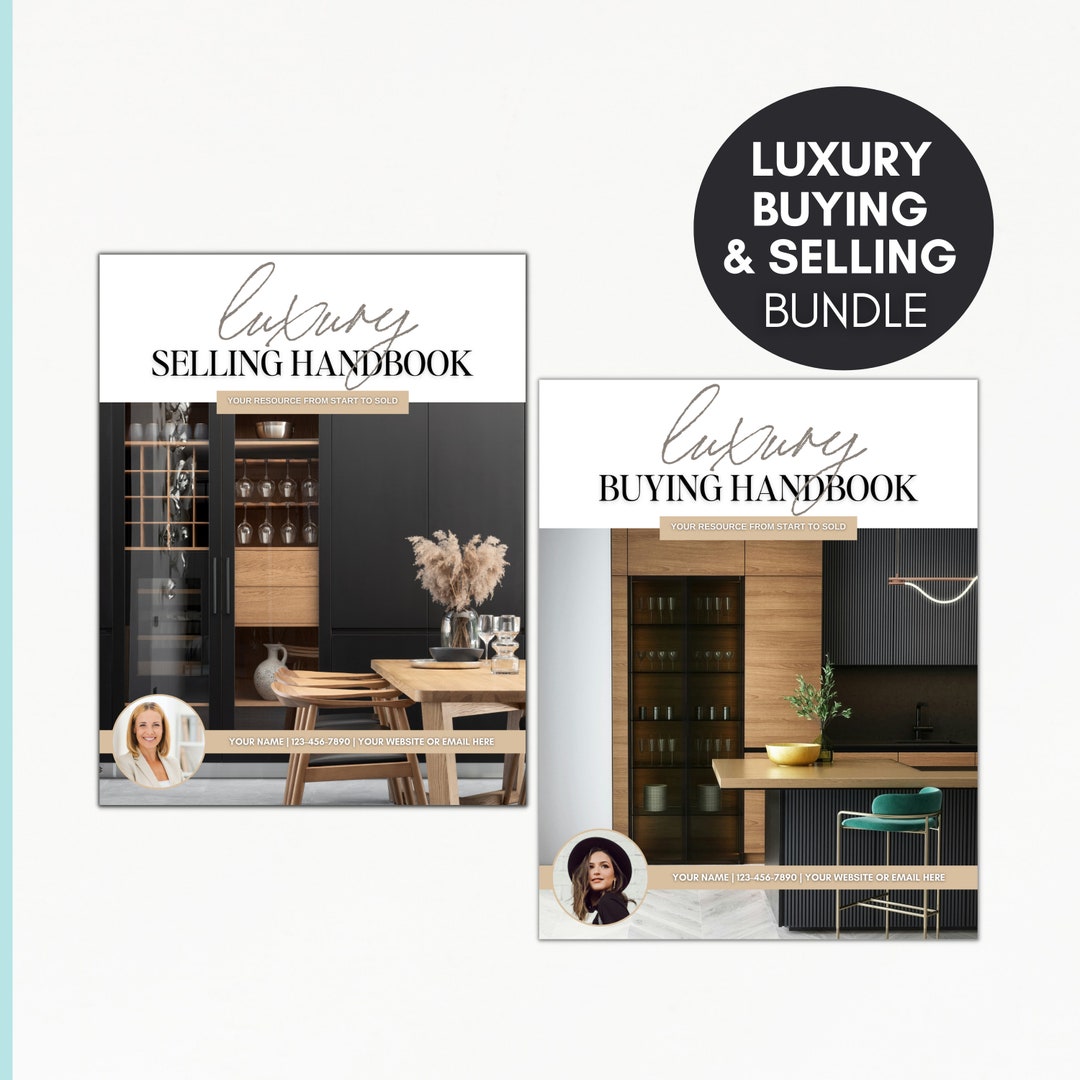 Ultimate Luxury Buyer & Seller Handbook Bundle | Customizable Buying ...