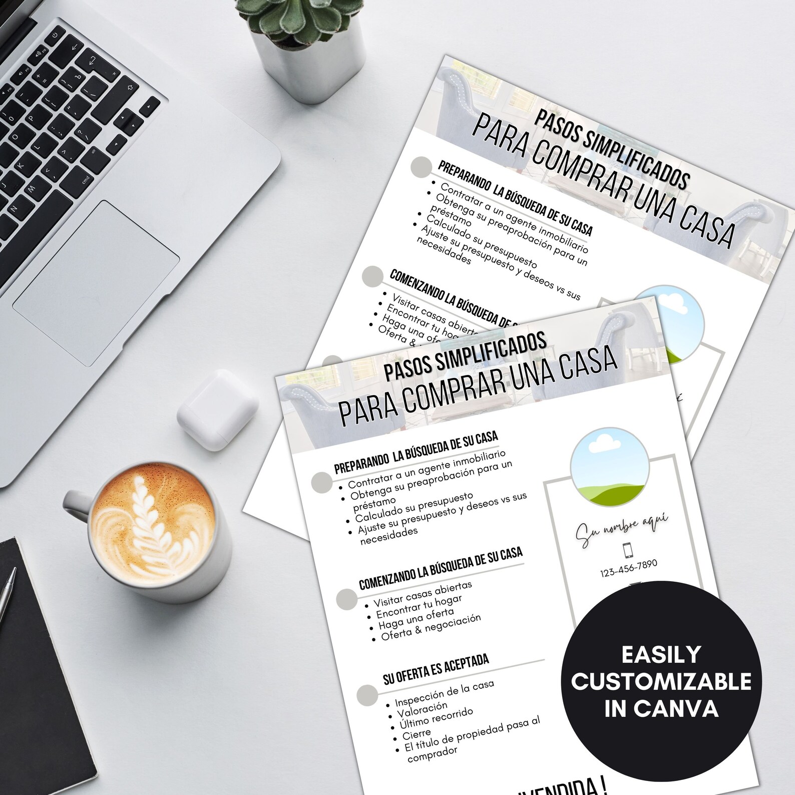 Process of Buying & Selling a Home Flyer and Client Intake Form Bundle ...