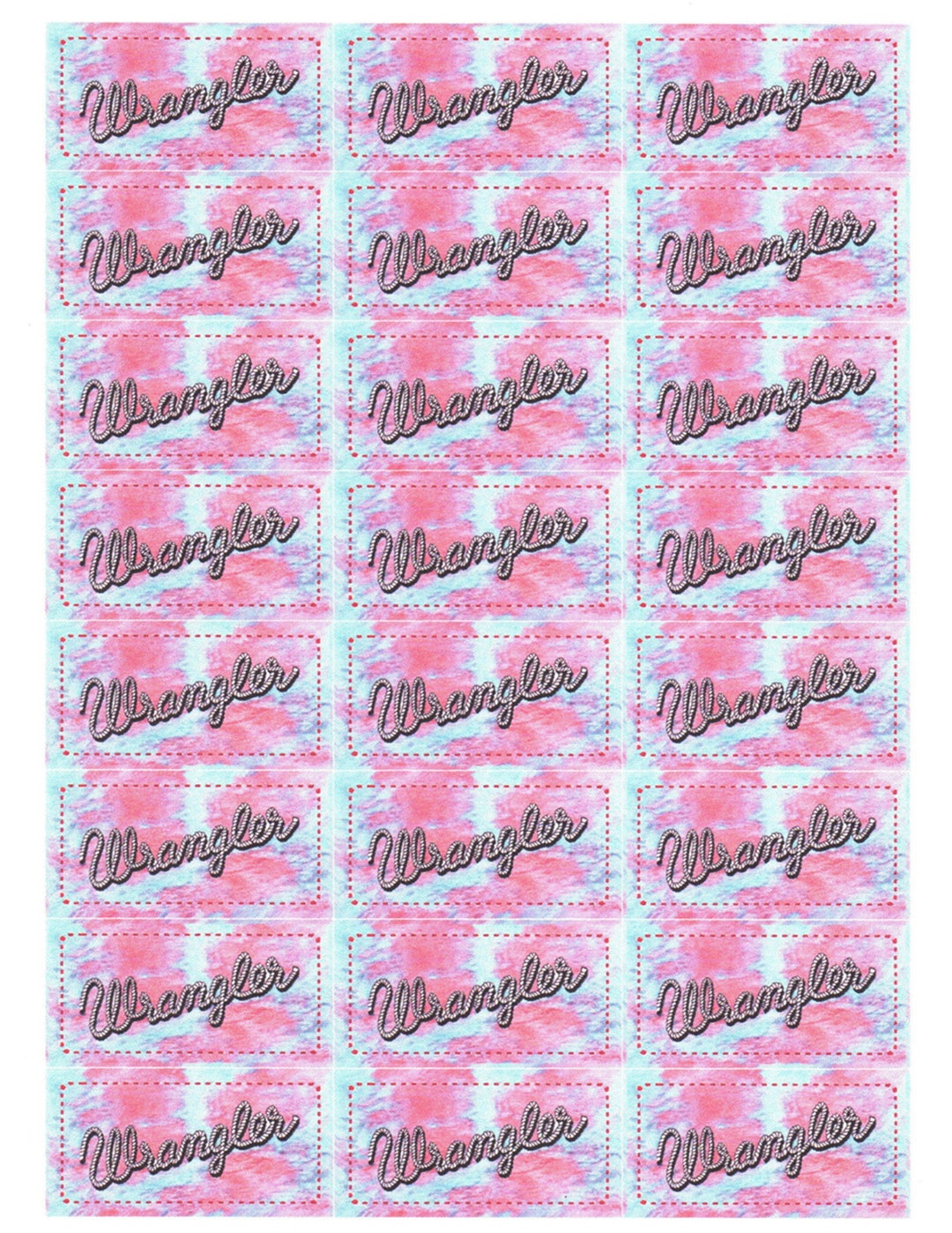 Pink/blue Pocket Logo, Cardstock Cutouts, Freshies, Cardstock, Freshie ...