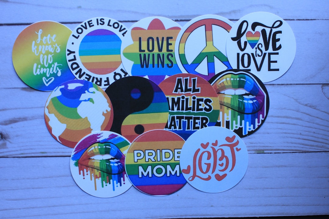 PRIDE Cardstock Circle Cutouts: Freshie Designs, Set of 12 - Etsy