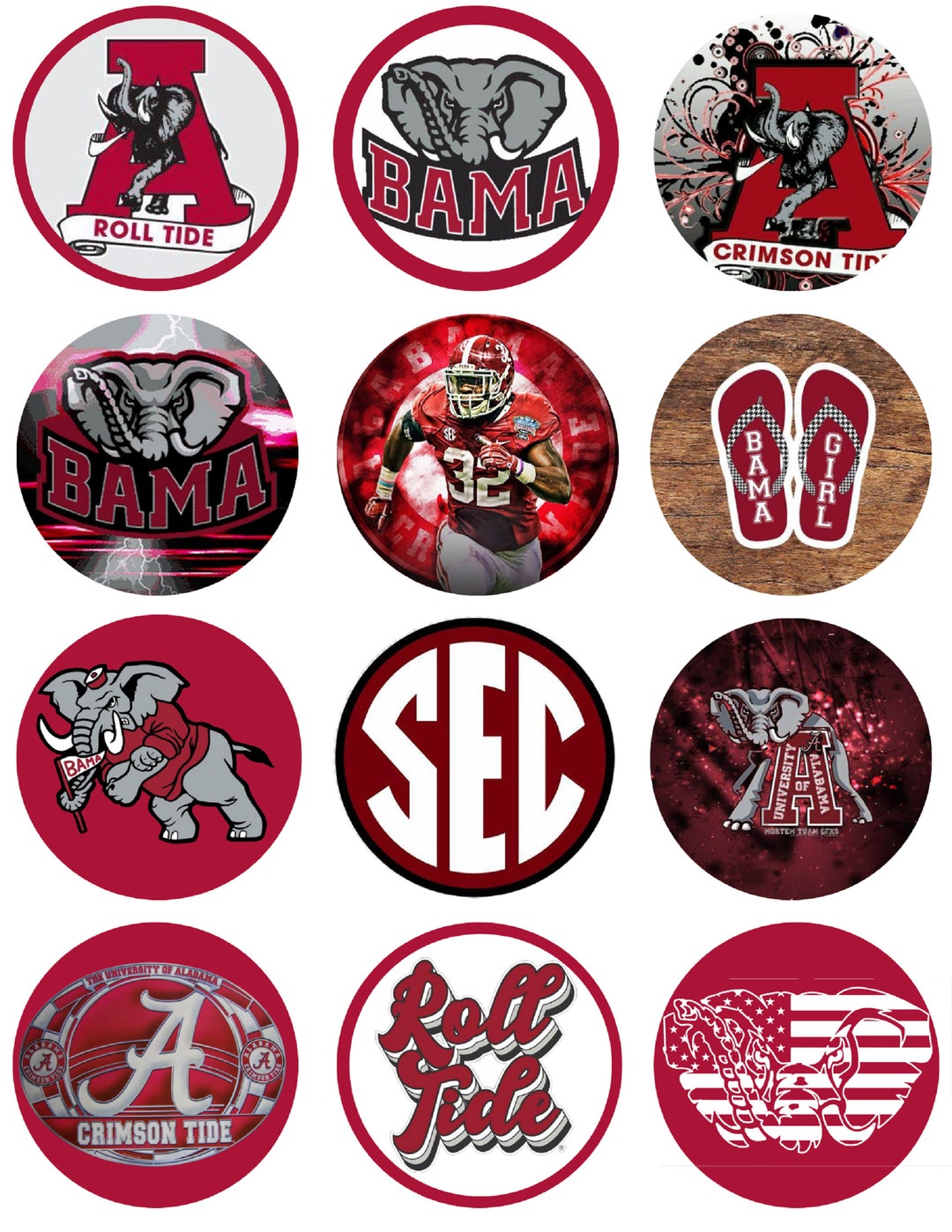 College Cardstock Circles Cardstock Cutouts Freshies - Etsy