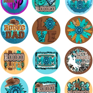 Rodeo Vol. 2 Cardstock Circles, Cardstock Cutouts, Freshies, Cardstock ...