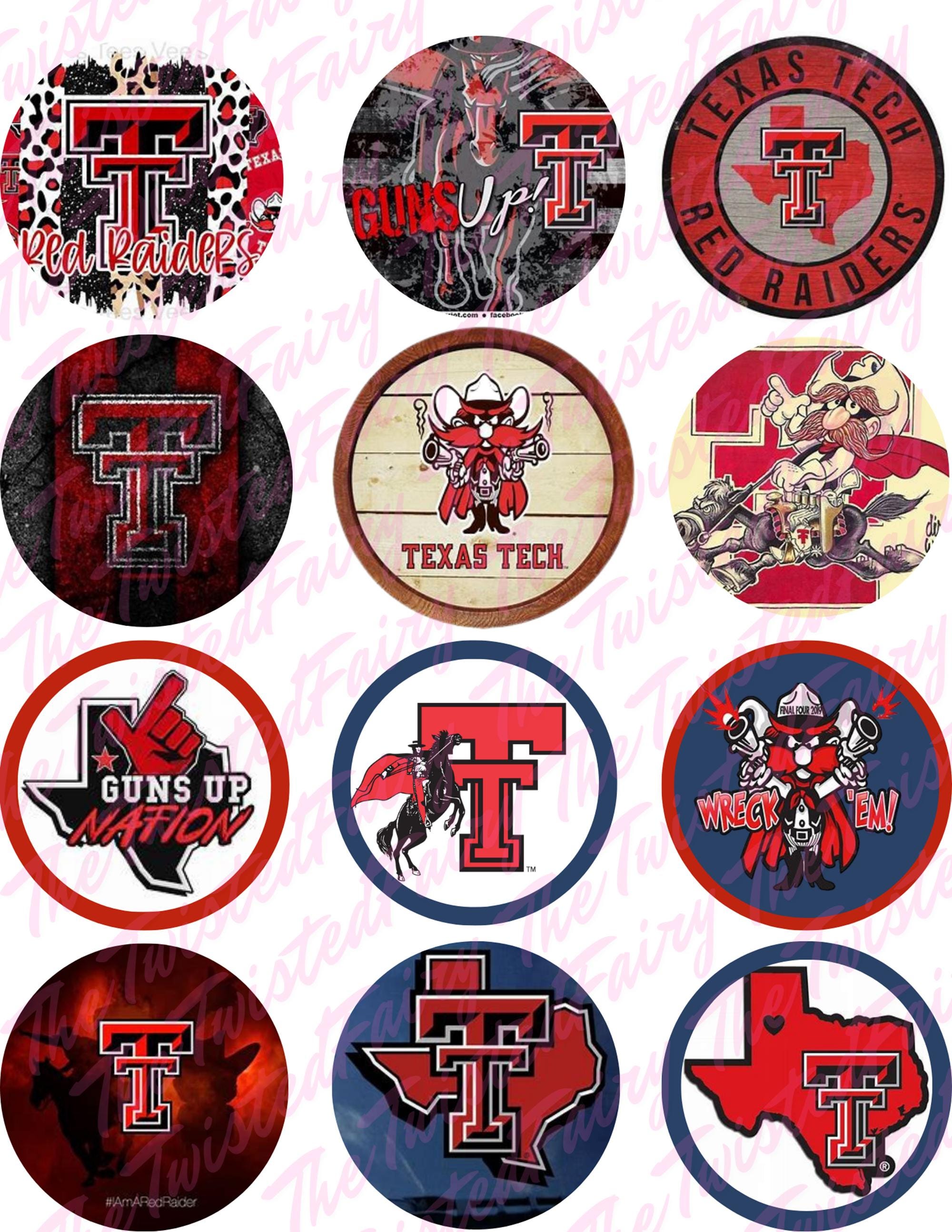 Texas Tech Cardstock Cutouts: Car Air Freshener Supplies - Etsy