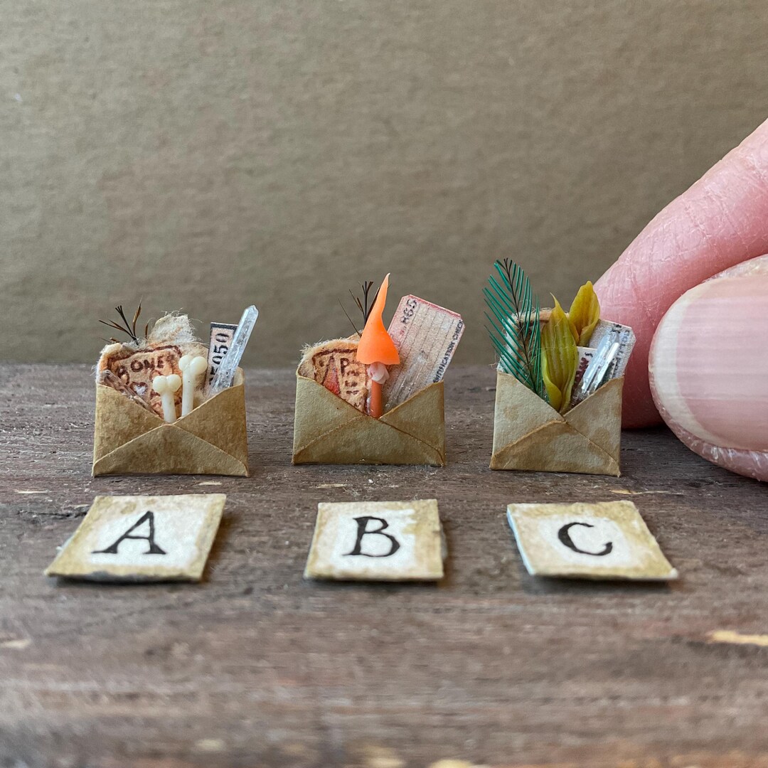 1:12 Scale Clutter Collection Stuffed Envelope - Etsy