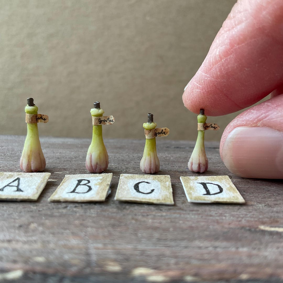 1:12 Scale- Tiny Garlic Potion Bottle - Etsy