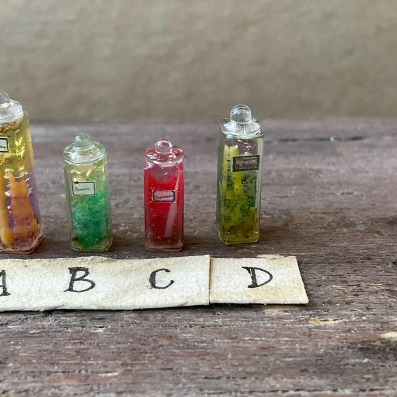 1:12 Scale Small Pickled Thing Apothecary Jar. - Etsy