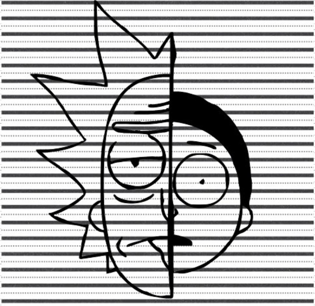 Rick & Morty Vinyl Decal - Etsy