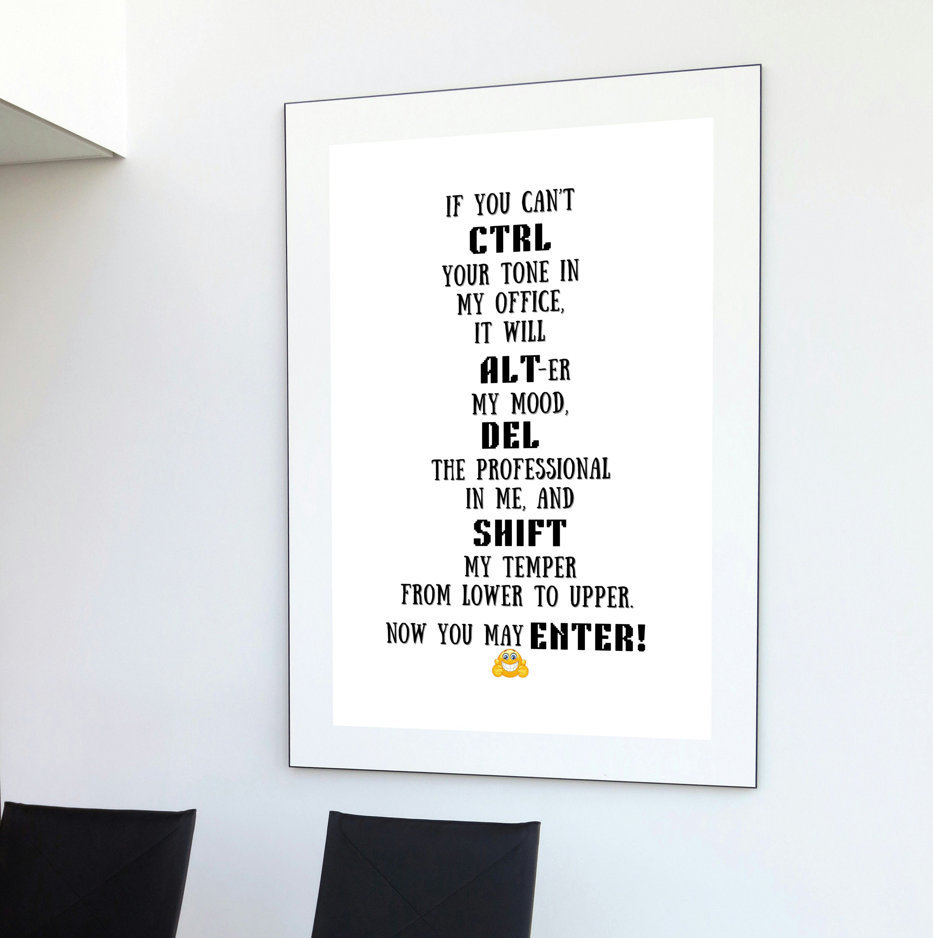 Funny Office Wall Art, Funny Office Signs, Funny Office Art, Funny ...