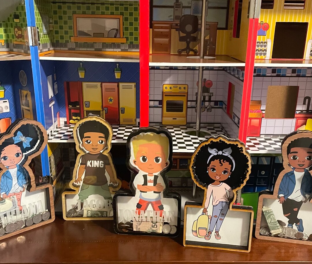 Unique Coin Banks Handmade Personalized Gift for Girl Boy - Etsy