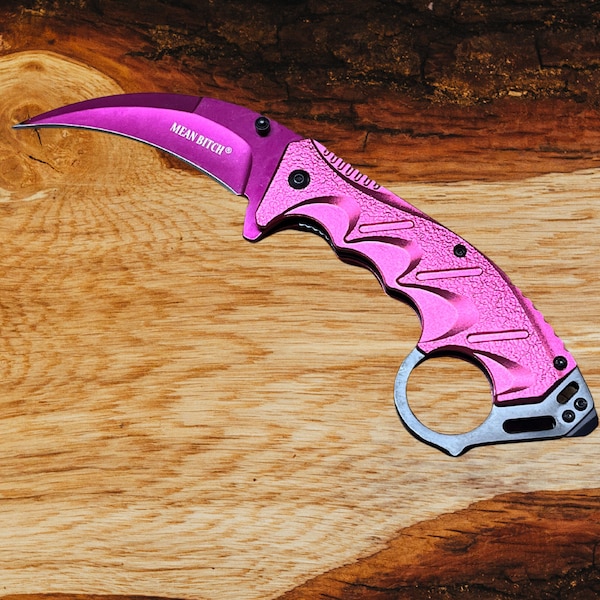 Folding Pink Knife - Etsy