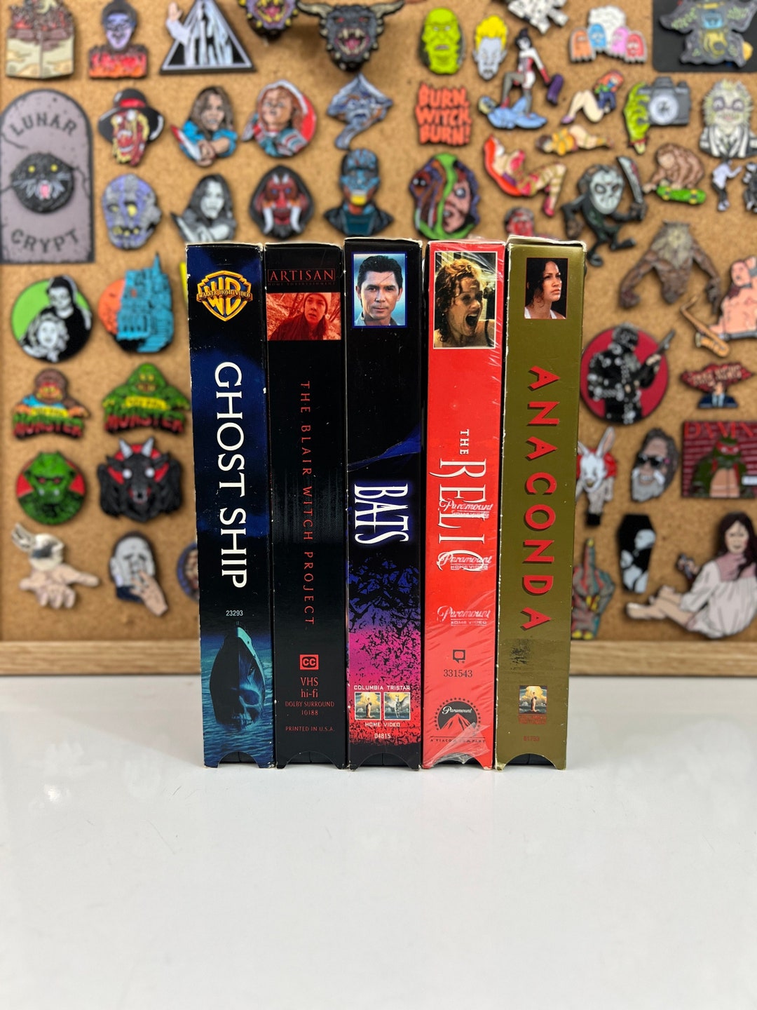 VHS Horror Bundle - Anaconda, the Relic, BATS, the Blair Witch Project ...