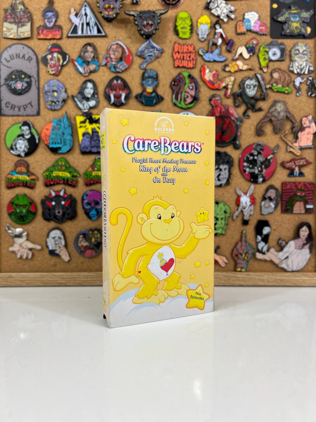 Care Bears VHS - Playful Heart Monkey Presents: King of the Moon and on Duty - Etsy