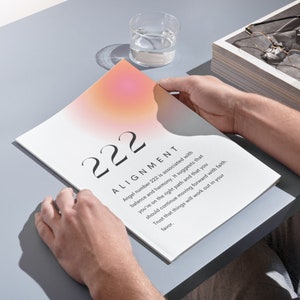 Angel Number Cards, 9 Post Cards, PDF PNG Digital Download, Zodiac ...