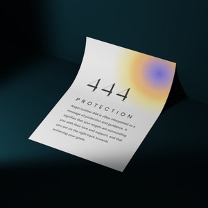 Angel Number Cards, 9 Post Cards, PDF PNG Digital Download, Zodiac ...