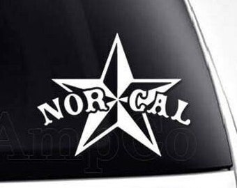 Nautical Star Norcal Northern California Car Truck Motorcycle Windows ...