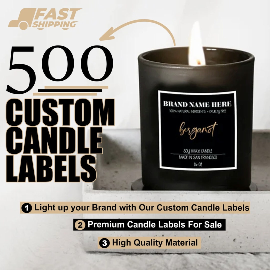 Personalized Candle Labels | Custom Label | Private Label Candle ...