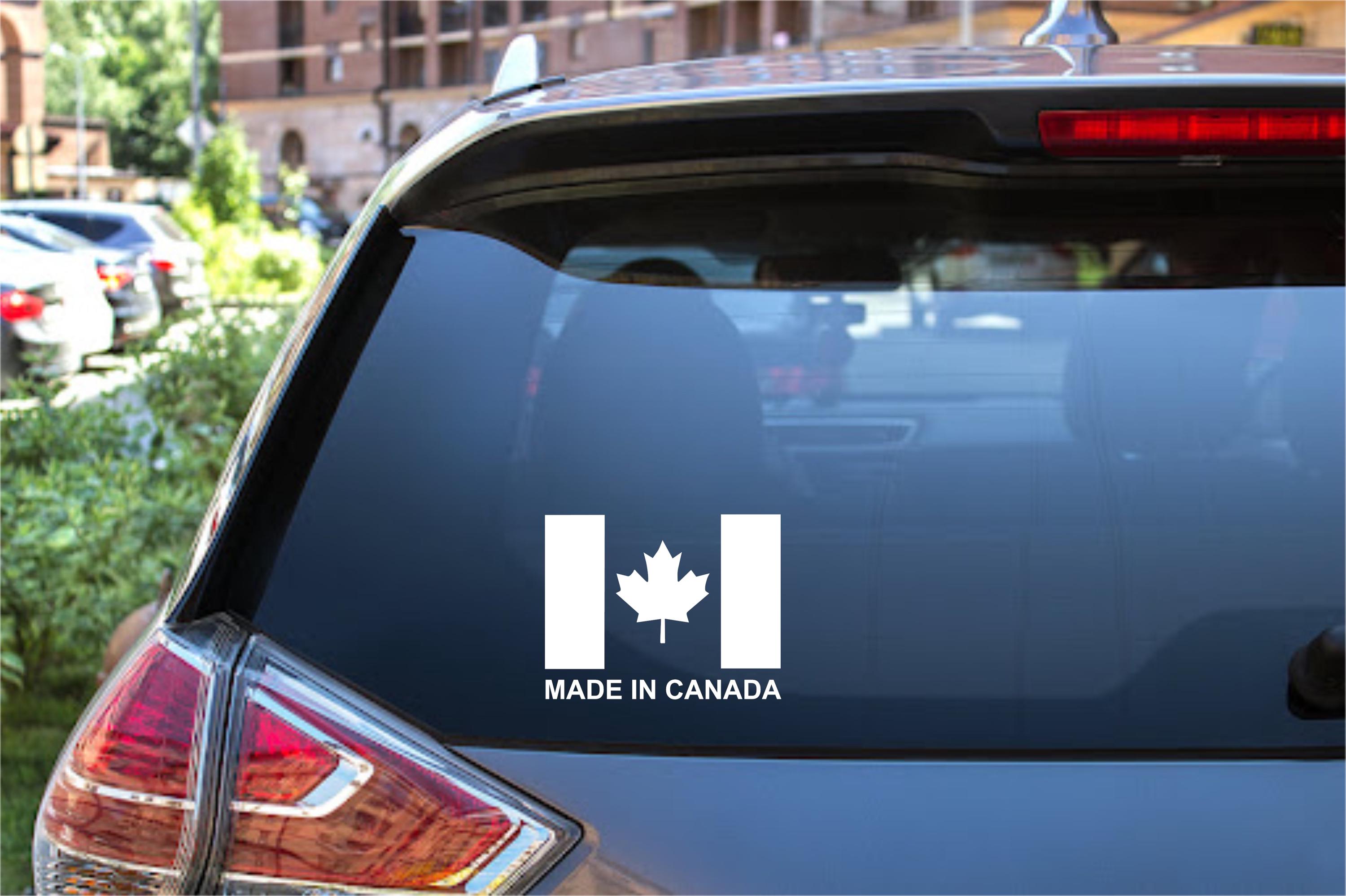 Canada Flag Decal: Vinyl Die Cut Sticker - Etsy
