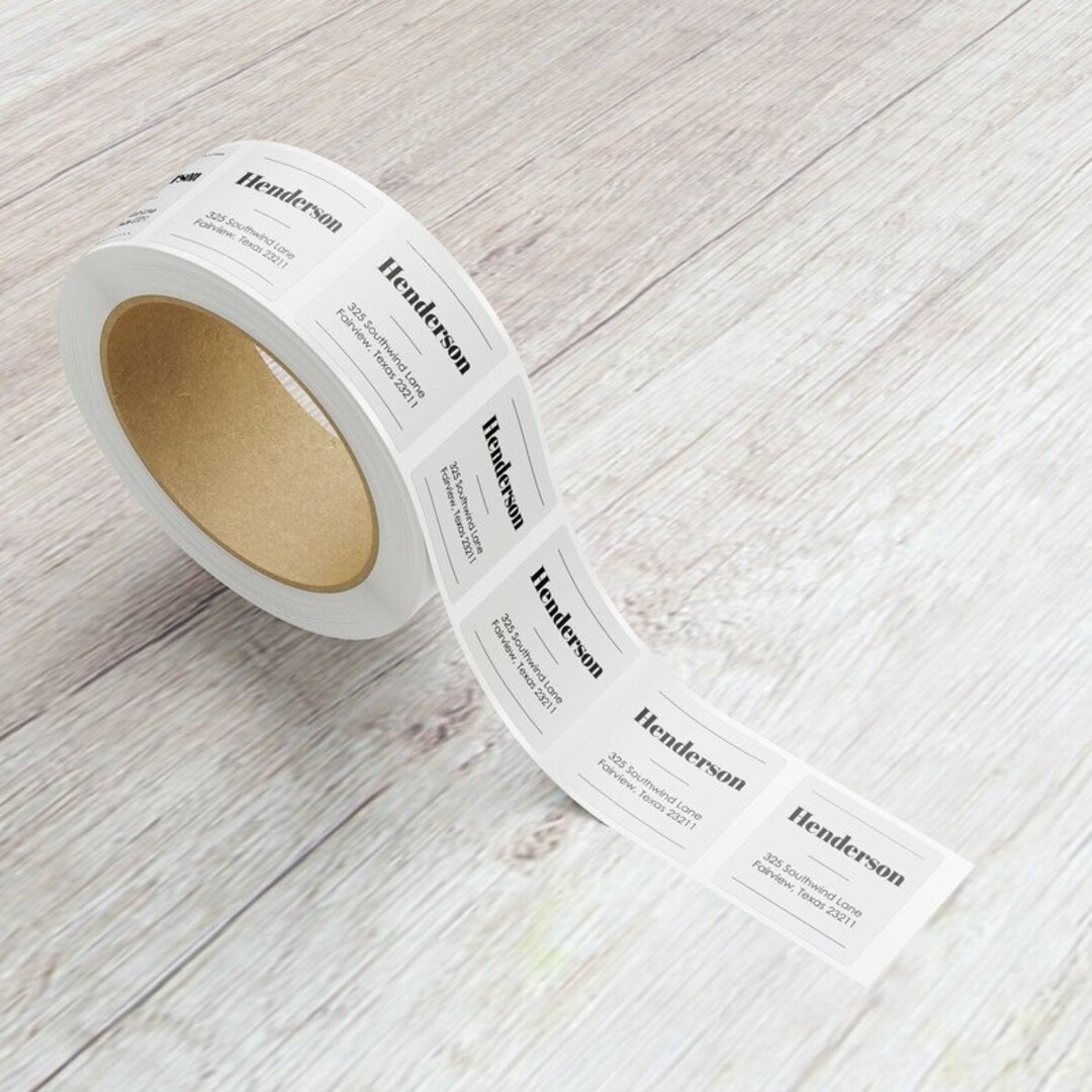 Custom Label Stickers Personalized Printed Logo Roll for Your Product ...