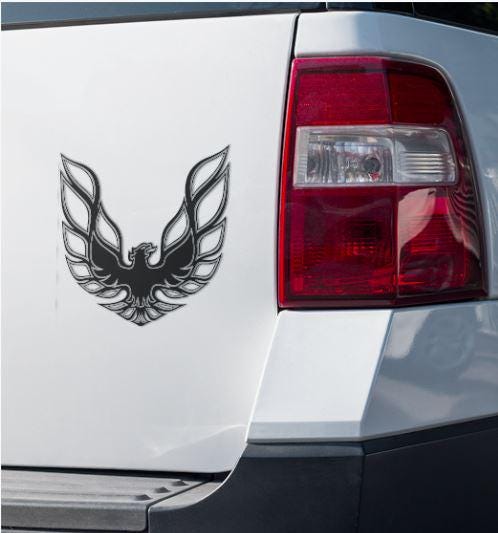 Firebird Decal, Bird Vinyl Car Decal, Wall, Laptop, Cell, Truck Sticker ...