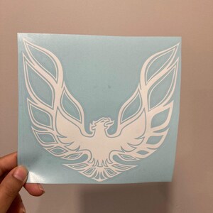 Firebird Decal, Bird Vinyl Car Decal, Wall, Laptop, Cell, Truck Sticker ...