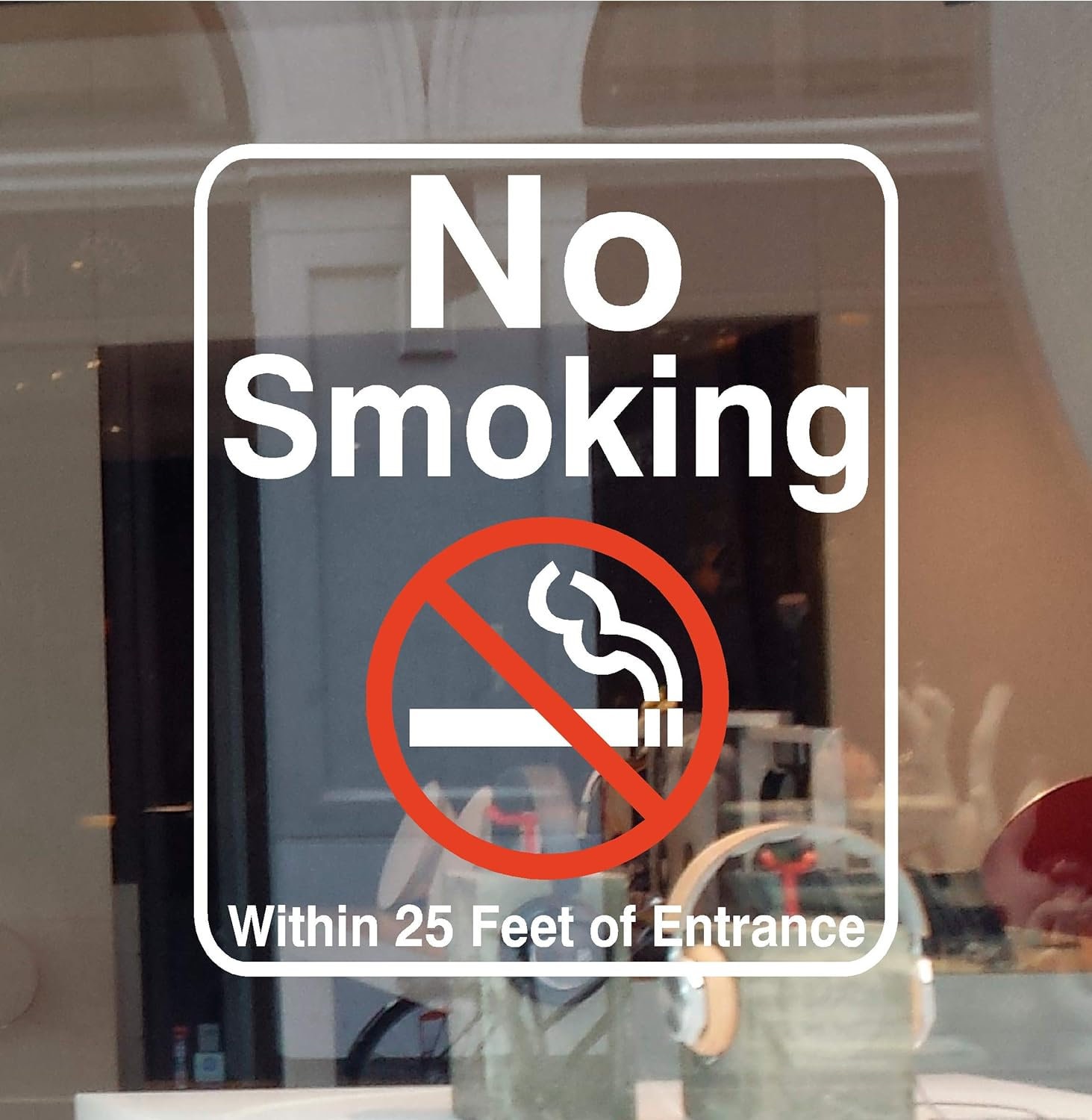 No Smoking Decal Smoking Sign Decal Store Vinyl Outdoor - Etsy