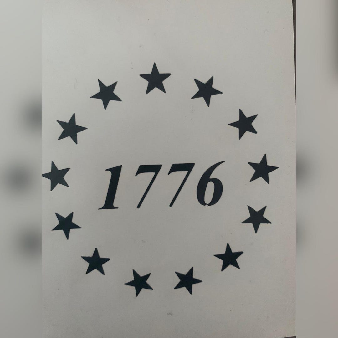 1776 Decal, July of 4th Decal, Independence Day United States Decal ...