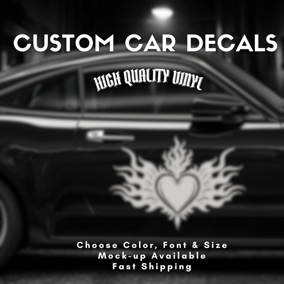 Custom Car Decal, Custom Vinyl Decals, Custom Logo Car Window Decal ...