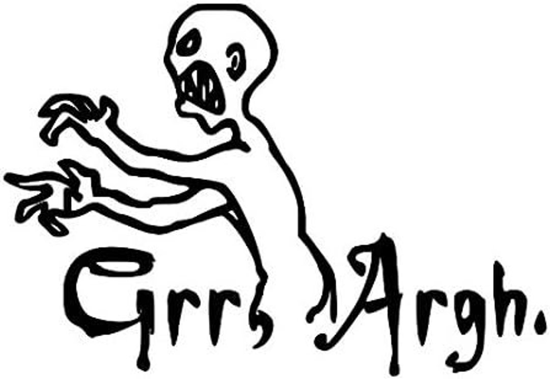 GRR Argh Buffy Decal Vampire Slayer Whedon Mutant Enemy - Etsy