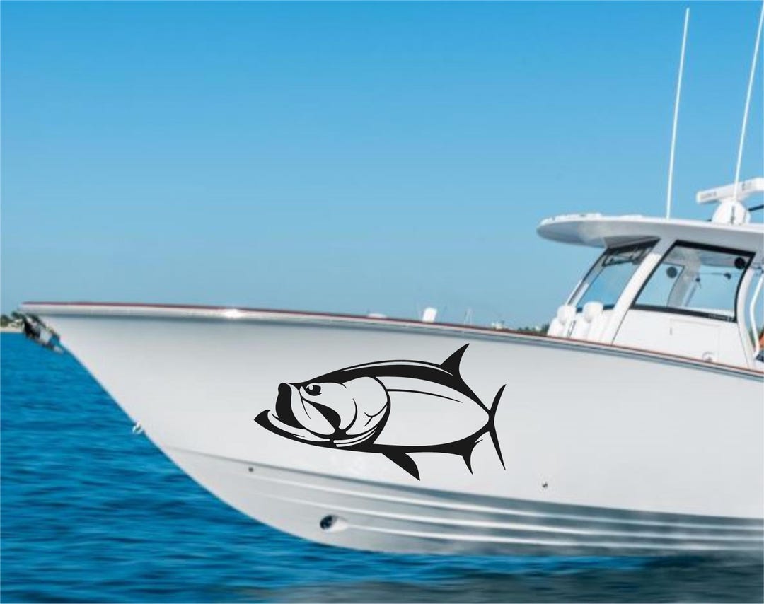 Tarpon Fish Vinyl Decal Sticker - Boat, Car, Wall Decor (set of 2) - Etsy