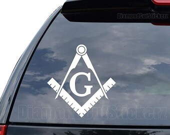 Freemason Sticker, Masonic, Masonic Decal, Masonic Sticker, Freemason ...