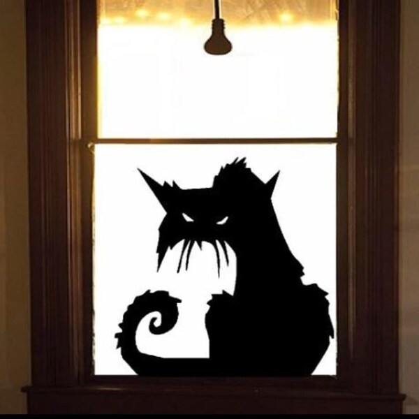 Scary Window Decal - Etsy