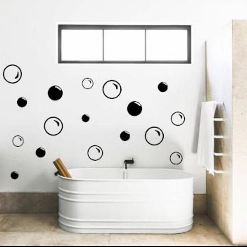 Bubbles Decal - Etsy