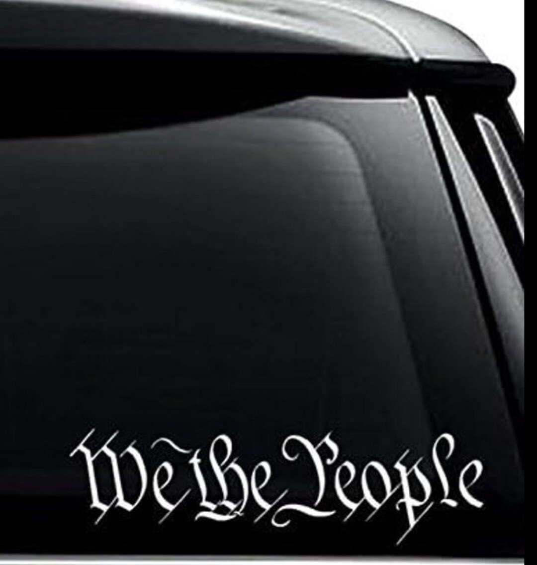 We the People Decal Freedom Sticker Republican Decal Free Speech for ...